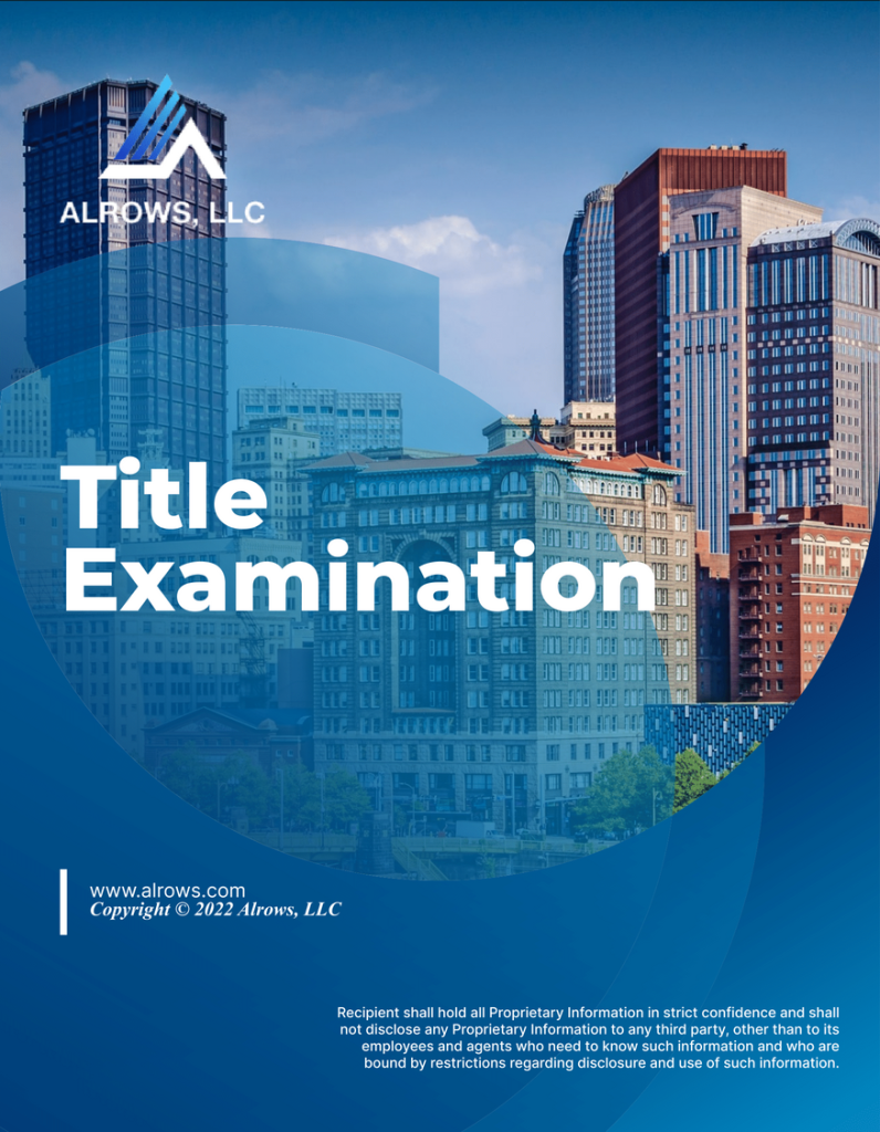 Title Examination Ebook - ALROWS